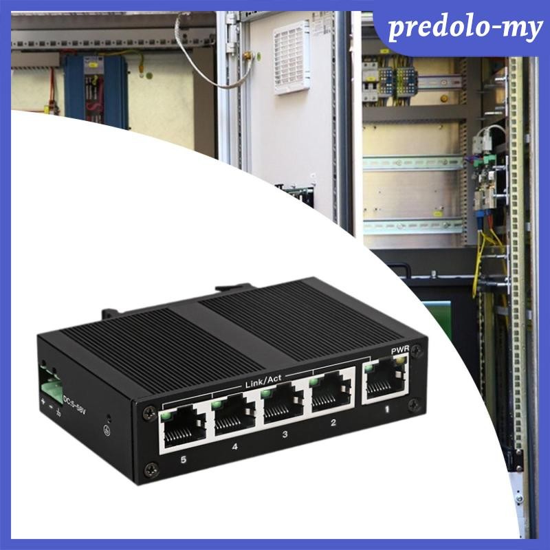 [PredoloMY] Industrial Ethernet Switch Network Hub 10/100Mbps Plug and ...