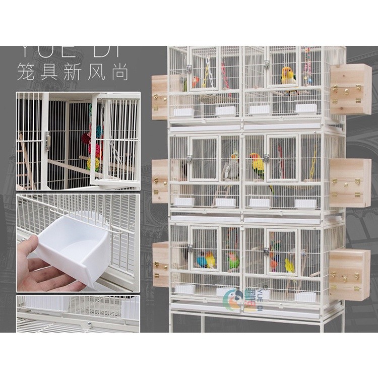 Baru!! 3 Layer Bird Cage with 6 Partition Reban Ayam Sangkar Burung ...