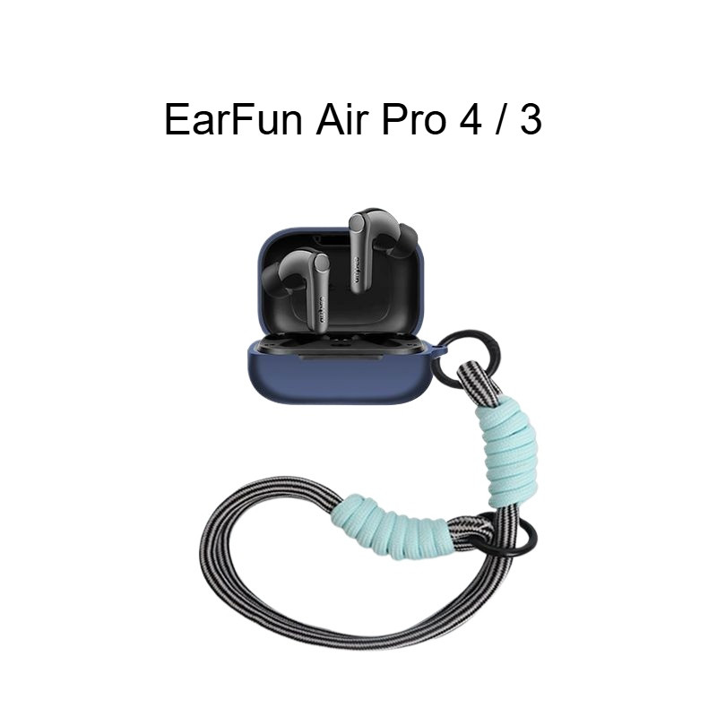 Earbuds Protective Covers for EarFun Air Pro 4, Liquid Silicone ...