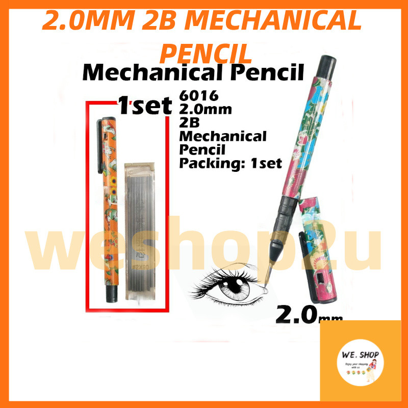 6016 2.0mm 2B Mechanical Pencil / Pensil Khat / Pencil Jawi / Pencil ...