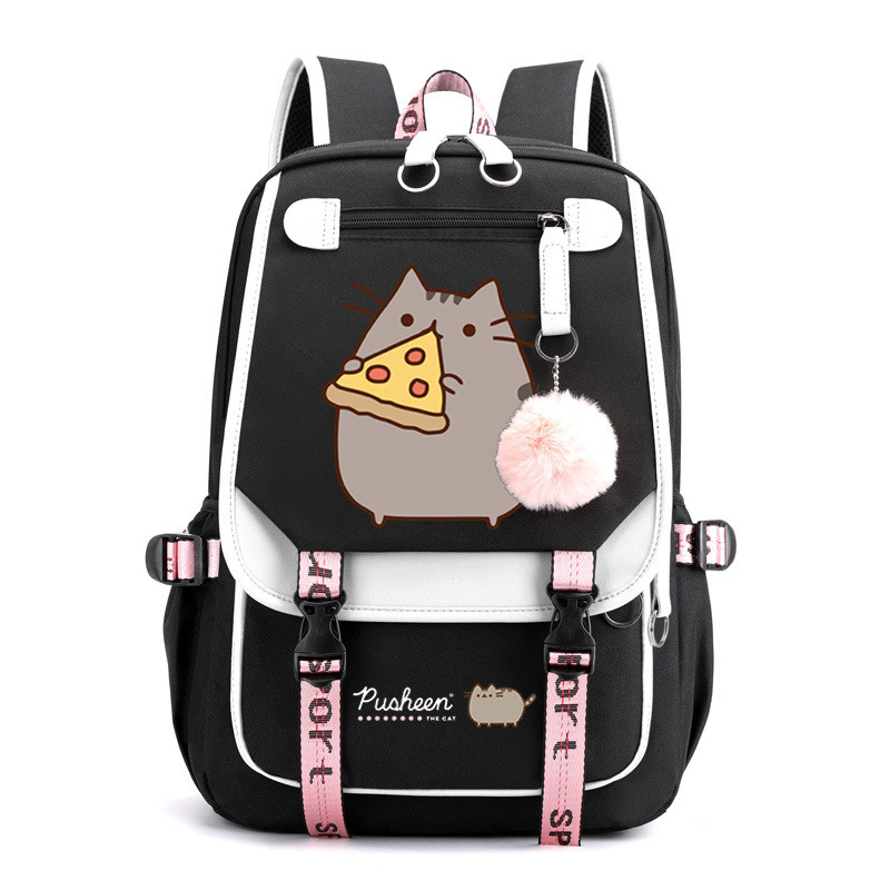 Cartoon Schoolbag Pusheen Backpack Cute Cartoon INS Hot Sale Cat ...
