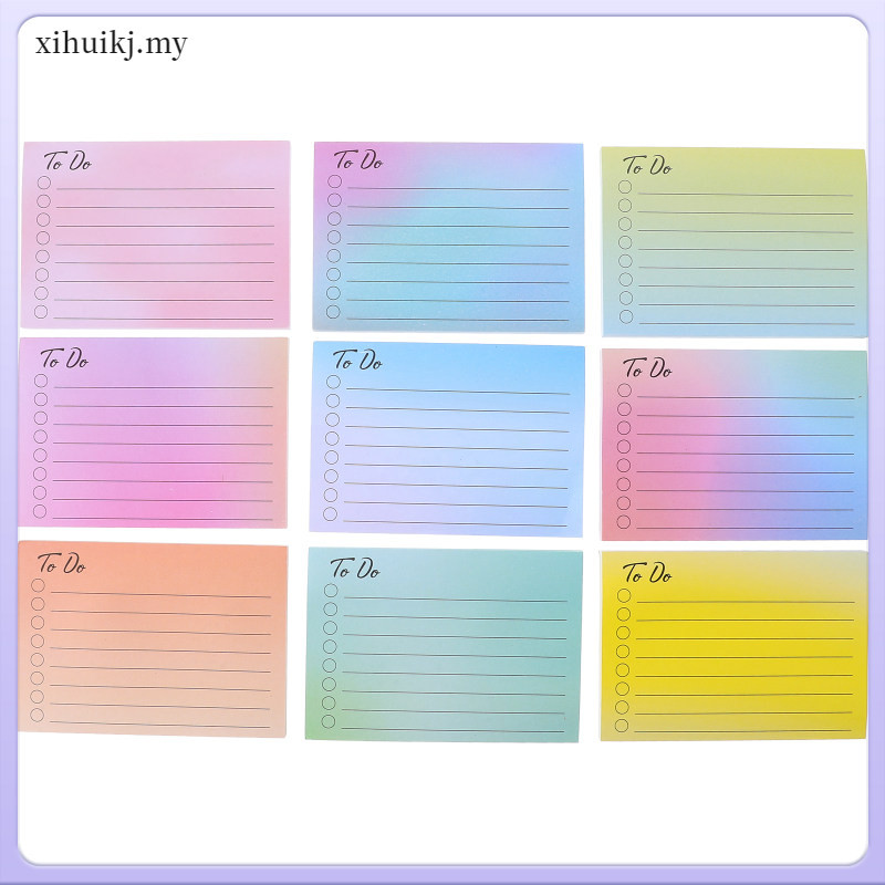 Office Study Message Memo Colorful Sticky Notes Pads Notepad Planner ...