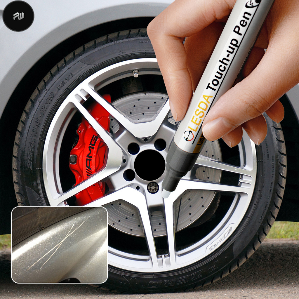 PW Rim Touch Up Paint - Wheel Repair Curb Rash, Quick and Easy Wheel ...
