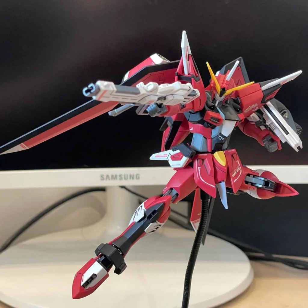 Immortal JUSTICE FIGHTER-Gundam assembly model XFS hg puzzle toy 1/144 ...