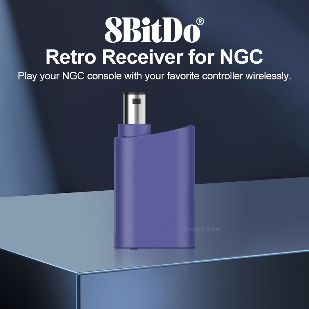 8Bitdo Bluetooth NGC Retro Receiver for NGC, Wii ,PC Windows 10 11 ...