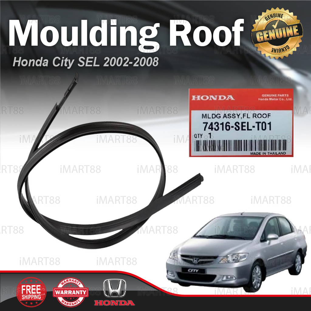 ORIGINAL HONDA CITY SEL 2003-2008 ROOF MOULDING LINING RUBBER OUTER ...