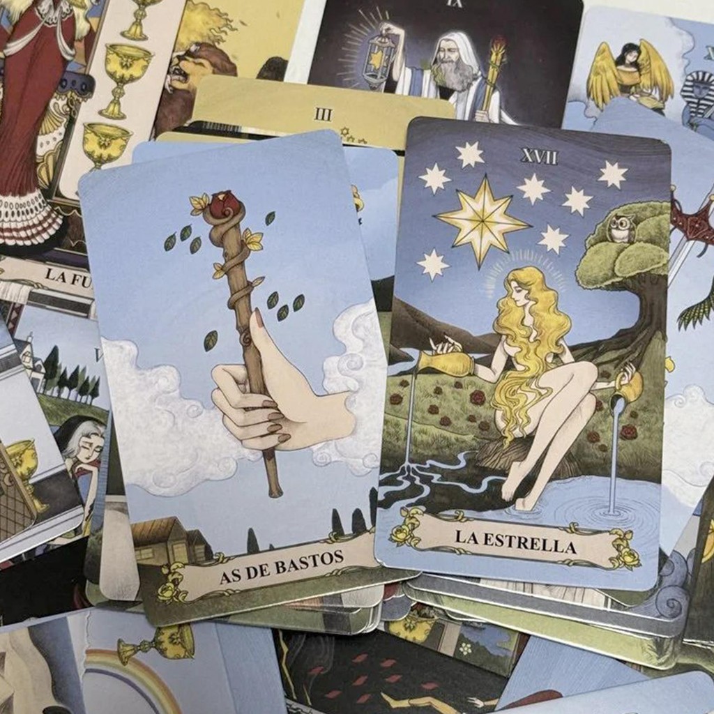 Tarot Cards Deck Tarot Cards with Meanings on Them 78 Pieces Positive ...