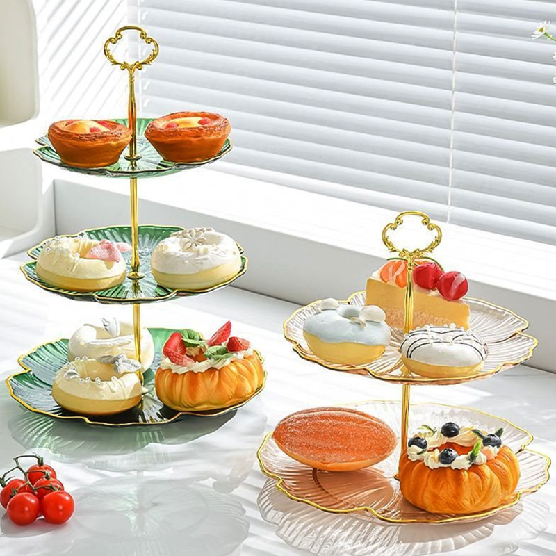 Tray Pamer Kek 2/3 Tier Fruits Cupcake Stand Dessert Tray High Tea ...