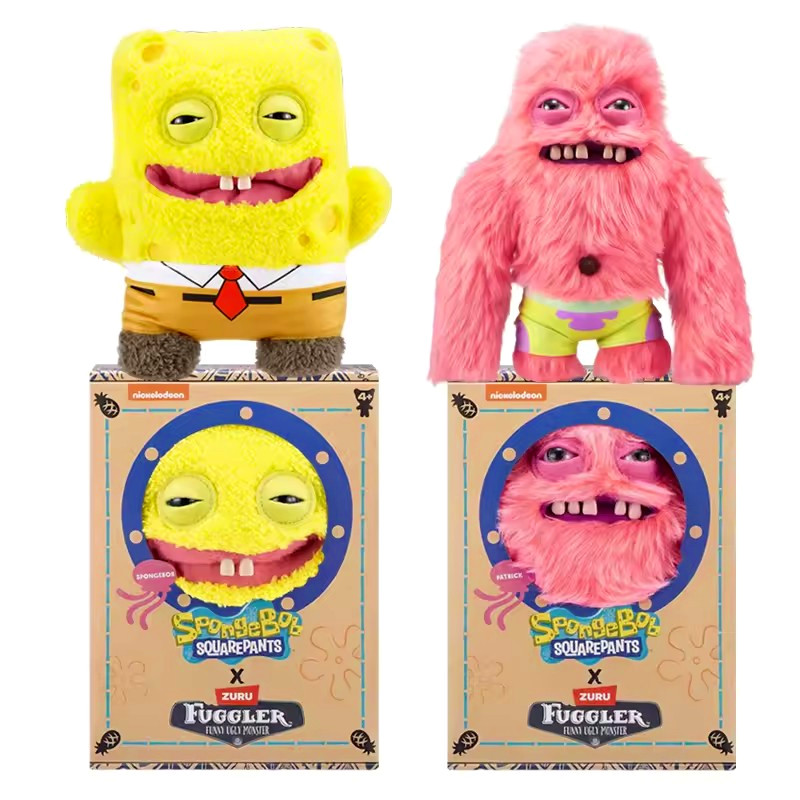 Fuggler Tooth Baby Monster Doll Plush Toy SpongeBob SquarePants Cute ...