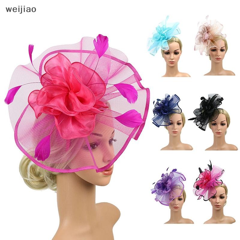 wei Fashion Women Cocktail Party Hat For Women Girls Fascinator Wedding ...