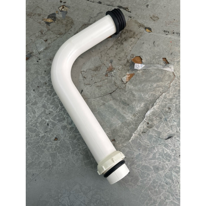 Flush L Pipe C/W Connector Rubber / WC Rubber full set 50mm/40mm ...