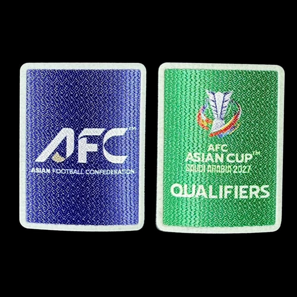 OFFICIAL AFC Asian Cup Saudi Arabia 2027 Qualifier Patches (Malaysia ...