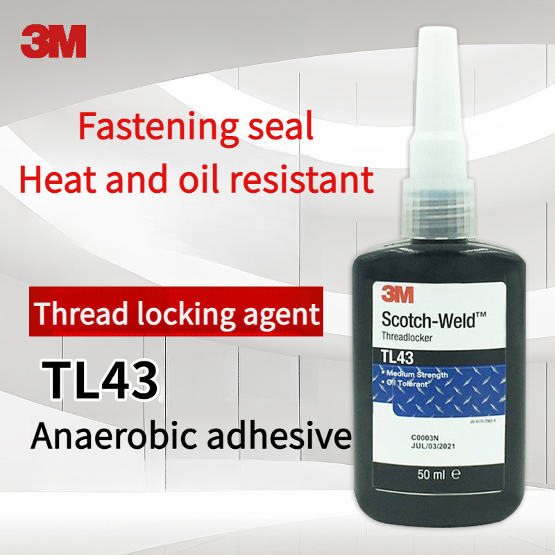 3M TL43 Thread Locking Adhesive, Anti-Dropping Sealant, Anaerobic Adhesive, Metal Nut Fixing ...