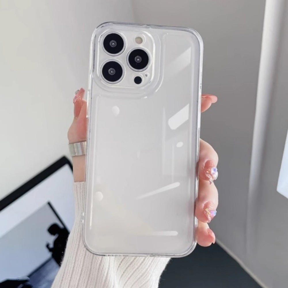 Iphone Casing putih tulen For 16 Pro Max case 15 14 13 12 11 XR XS X 8 ...