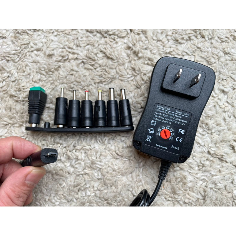 Universal Adjustable Charger Transformer 30W Suitable For 3V-12V With ...