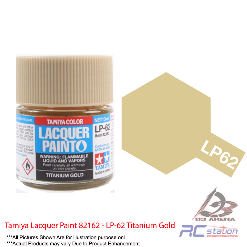Tamiya Lacquer Paint #82162 - LP-62 Titanium Gold | Shopee Malaysia