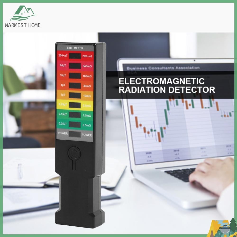 {Warm} Electromagnetic Field Detector 8 LED Radiation Dosimeter ...