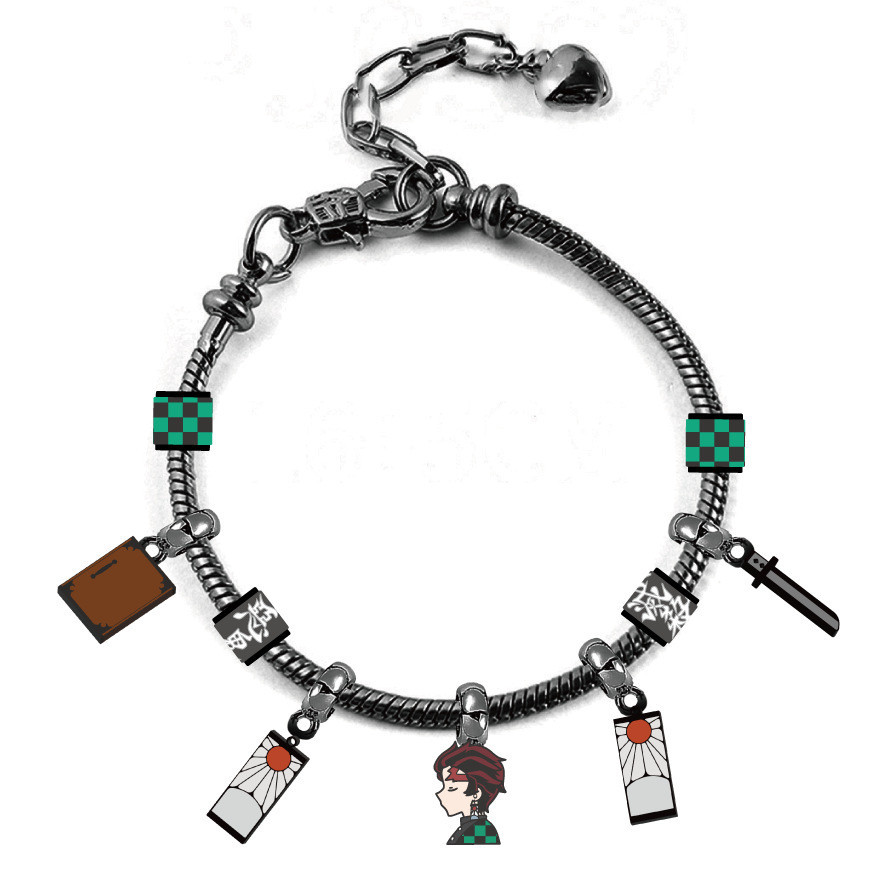 Japanese Style Anime Demon Slayer Bracelets for Women Men Kamado ...