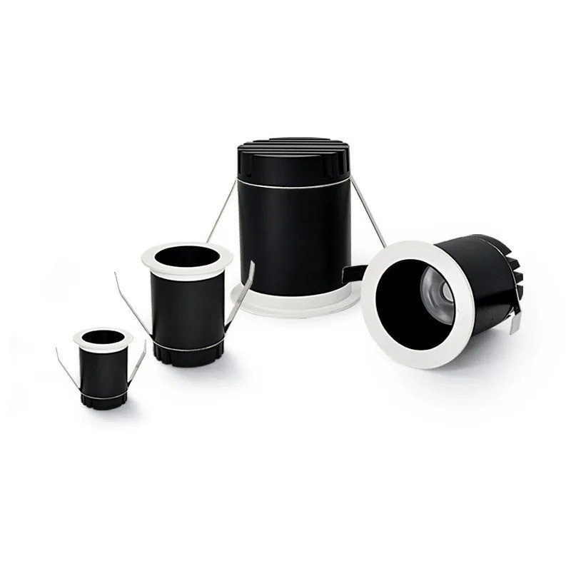 Tersembunyi boleh dimalapkan kecil Mini LED COB Spotlight 3w 5w 7w 10w ...