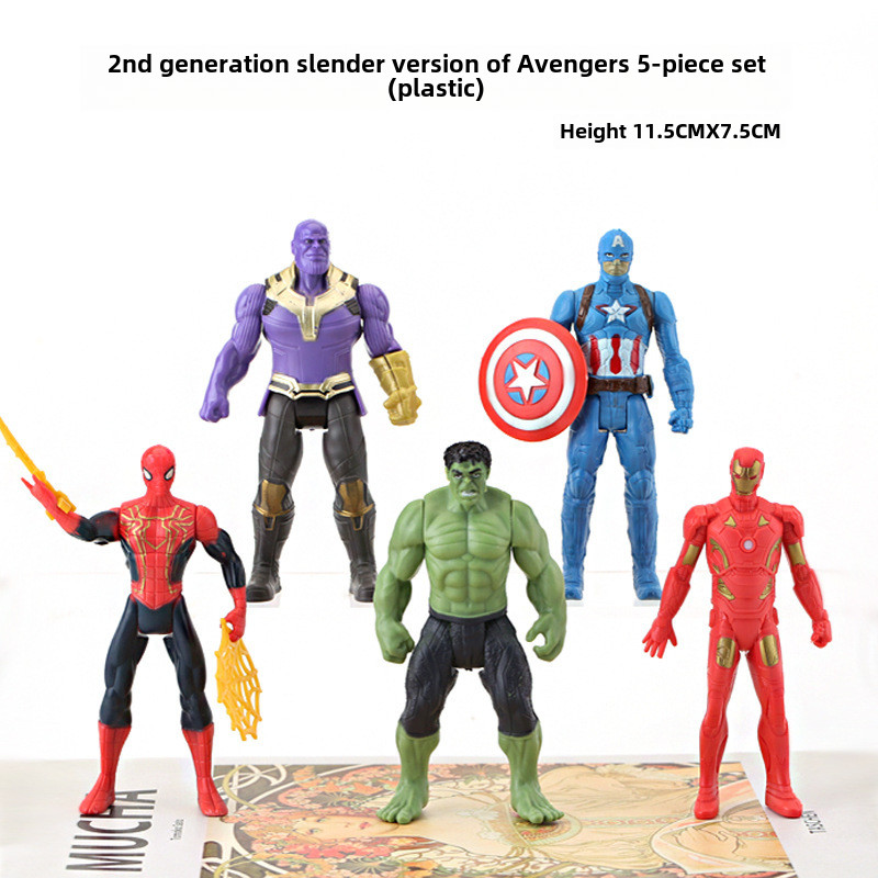 Avengers 2nd Generation 5-Piece Action Figure Set - Marvel Superheroes ...