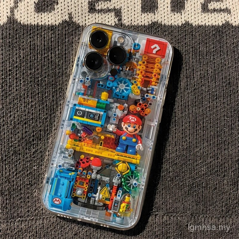 Mesin animasi yang menyeronokkan dan diperibadikan Mario sarung telefon ...