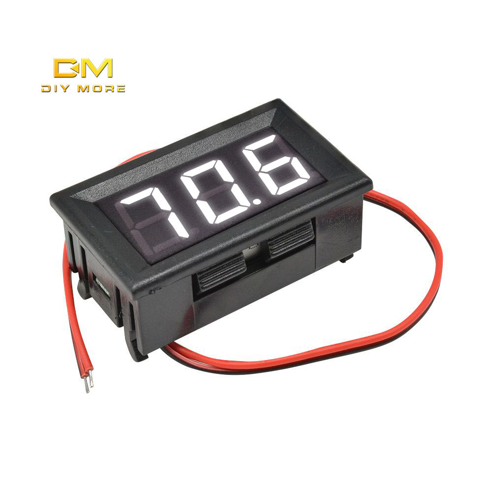 DIYMORE Volt Amp Meter AC 500V Digital Voltmeter Ammeter Panel 0.56 ...