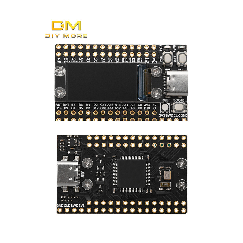 DIYMORE STM32F103RCT6 Mini Microcontroller Development Board With 0.96-Inch Lcd Screen And Flash ...