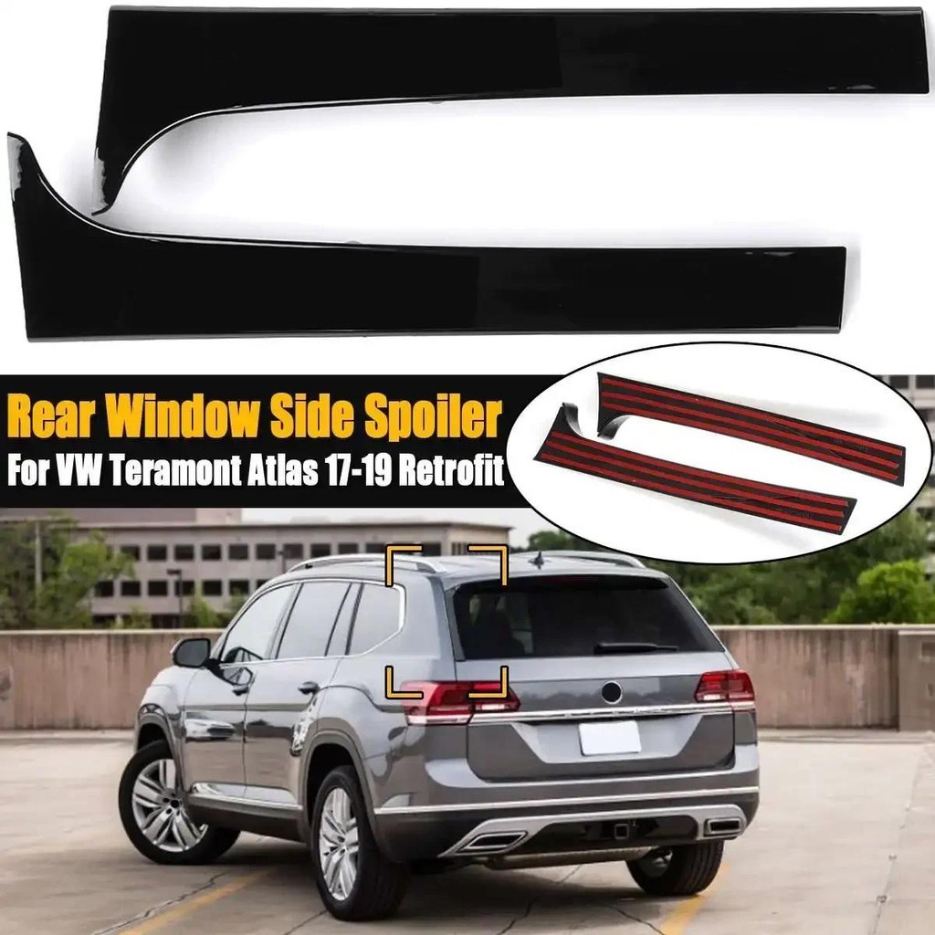 Rear Window Side Spoiler Spoiler Canard Canards Splitter For VW ...