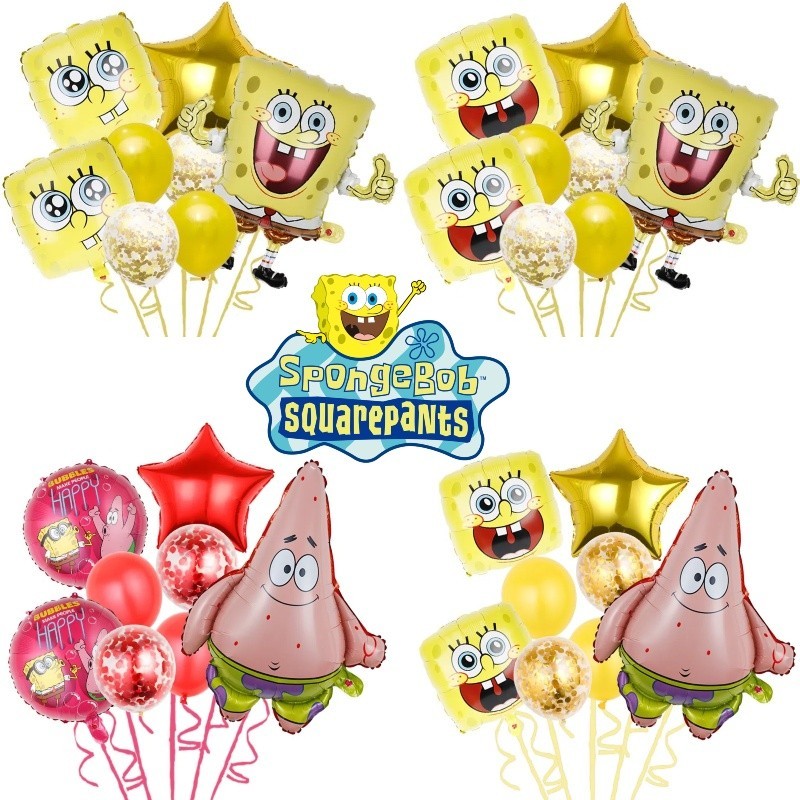 SpongeBob SquarePants Balloon Set Children's Birthday Party Balloon ...