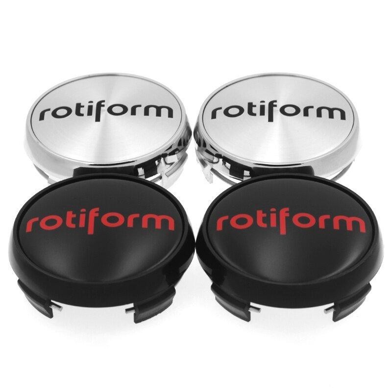 NEW 4PCS 65mm Rotiform Logo Sticker Wheel Cap Rotiform Sport Rim Wheel ...