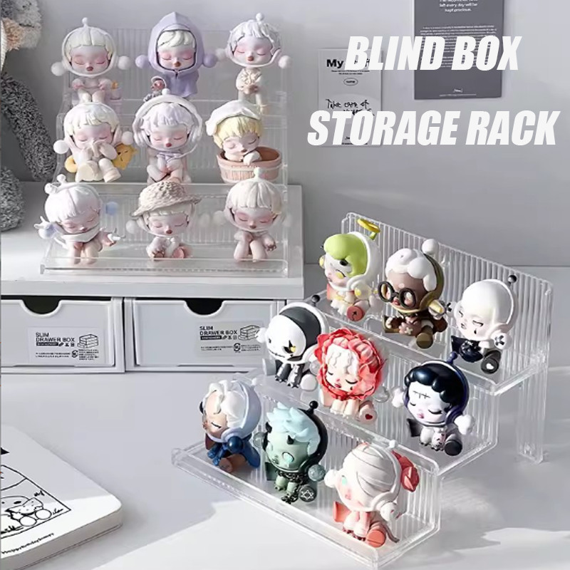 【NEW】3 Tier Clear Acrylic Display Rack Display Stand Transparent Blind ...