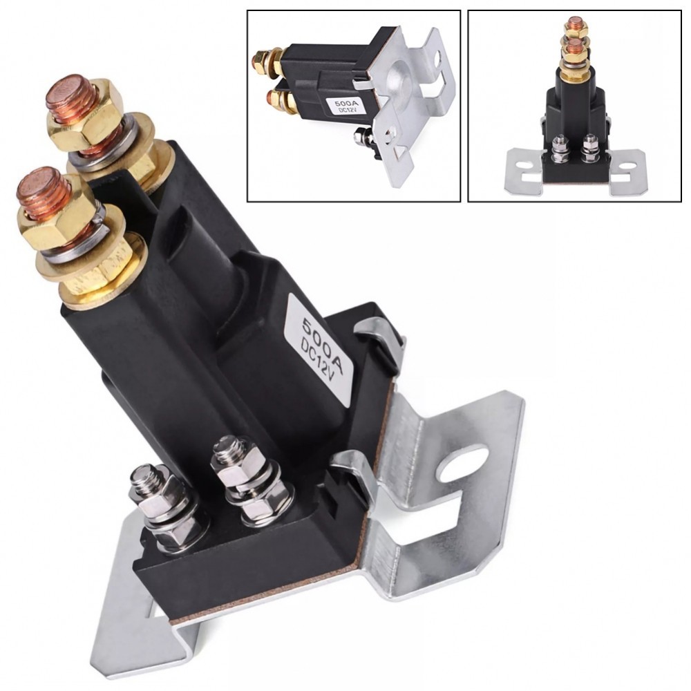 500A DC 12V Relay Dual Battery Setups Extends Battery Life High Current ...