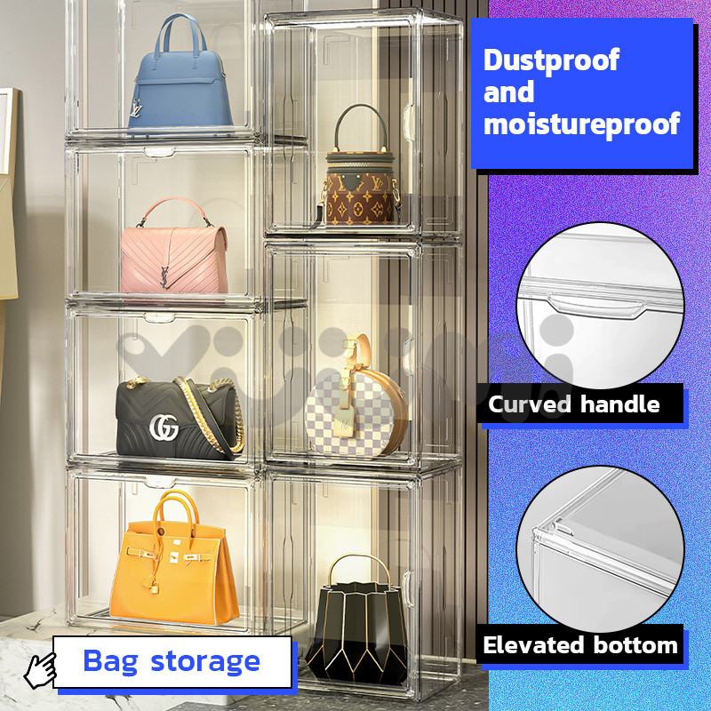 2/3/4/5 Tier Wooden Acrylic Display Stand Storage Organizer Ladder ...