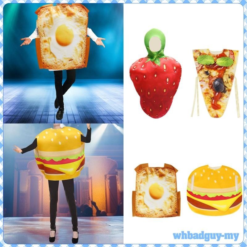 [WhbadguyMY] Food Cosplay Costume Reusable Funny Props Dress up ...