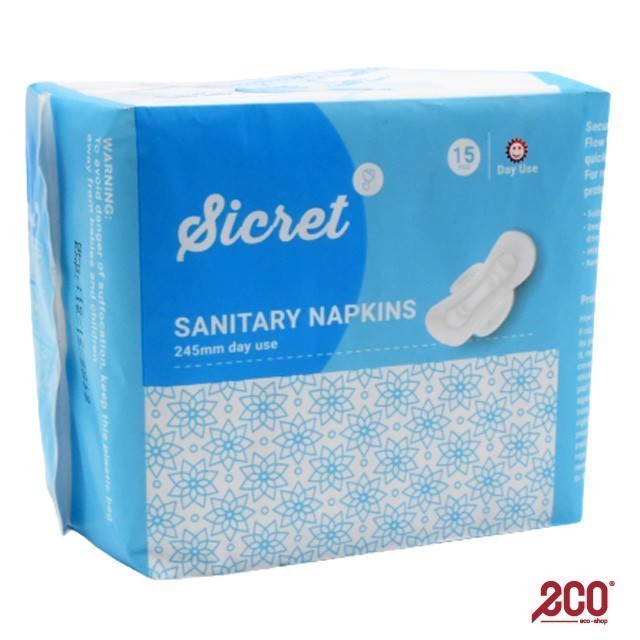 Sicret Day Use Sanitary Napkins (245mm) | Shopee Malaysia