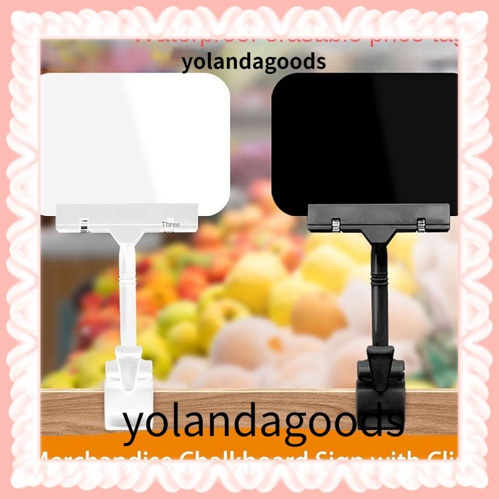 YOLAN Chalkboard Price Tag, with Clip Erasable Food Price Label ...