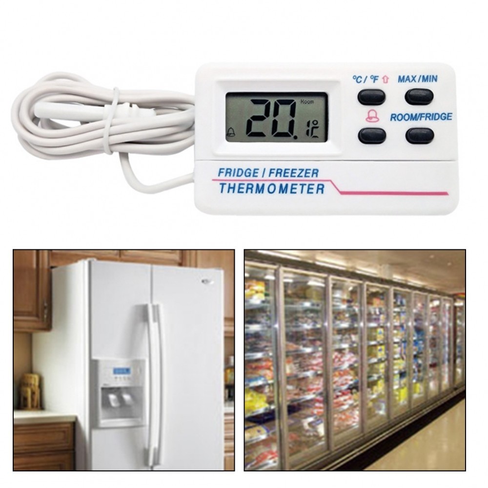 Digital Fridge Thermometer Monitor Temperature Fluctuations For Freezer ...