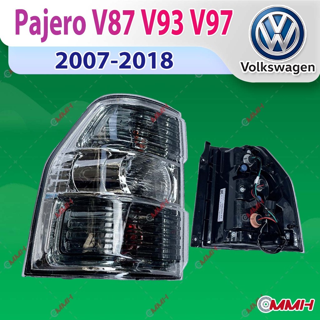 For Mitsubishi Pajero V93 V97 V87 2007-2018 Taillamp Rear Lamp Tail Light Tail lamp Taillight ...