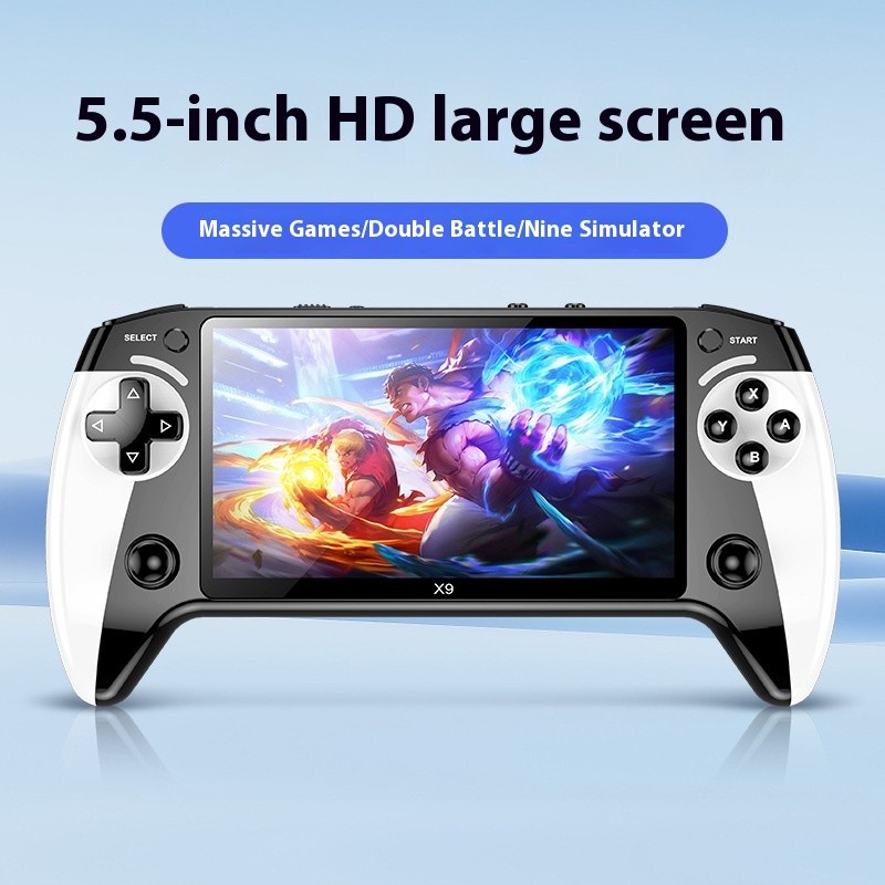 New X9 Handheld Game Console 18cm Large Screen Arcade 8 Large Simulator ...