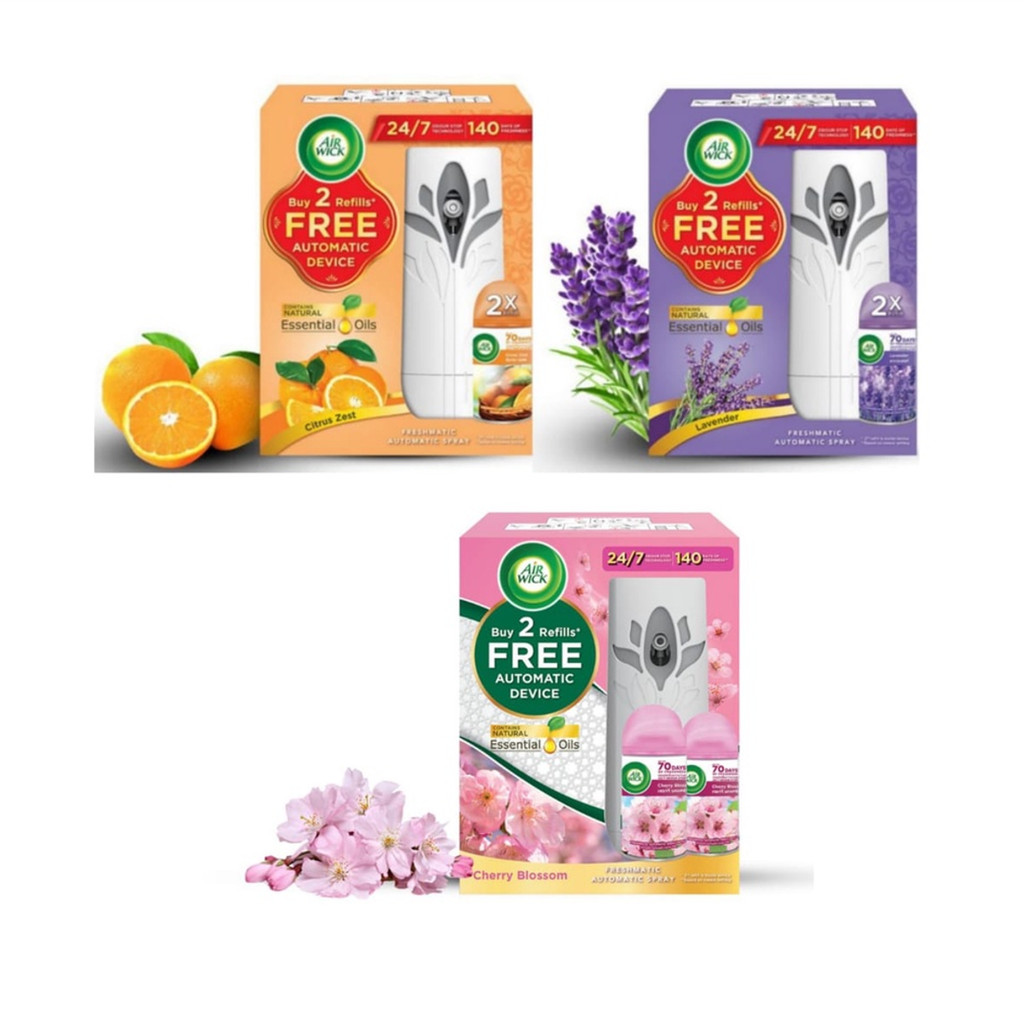 Air Wick Buy 2 Refills Free 1 Automatic Device[Limited edition Pack ...