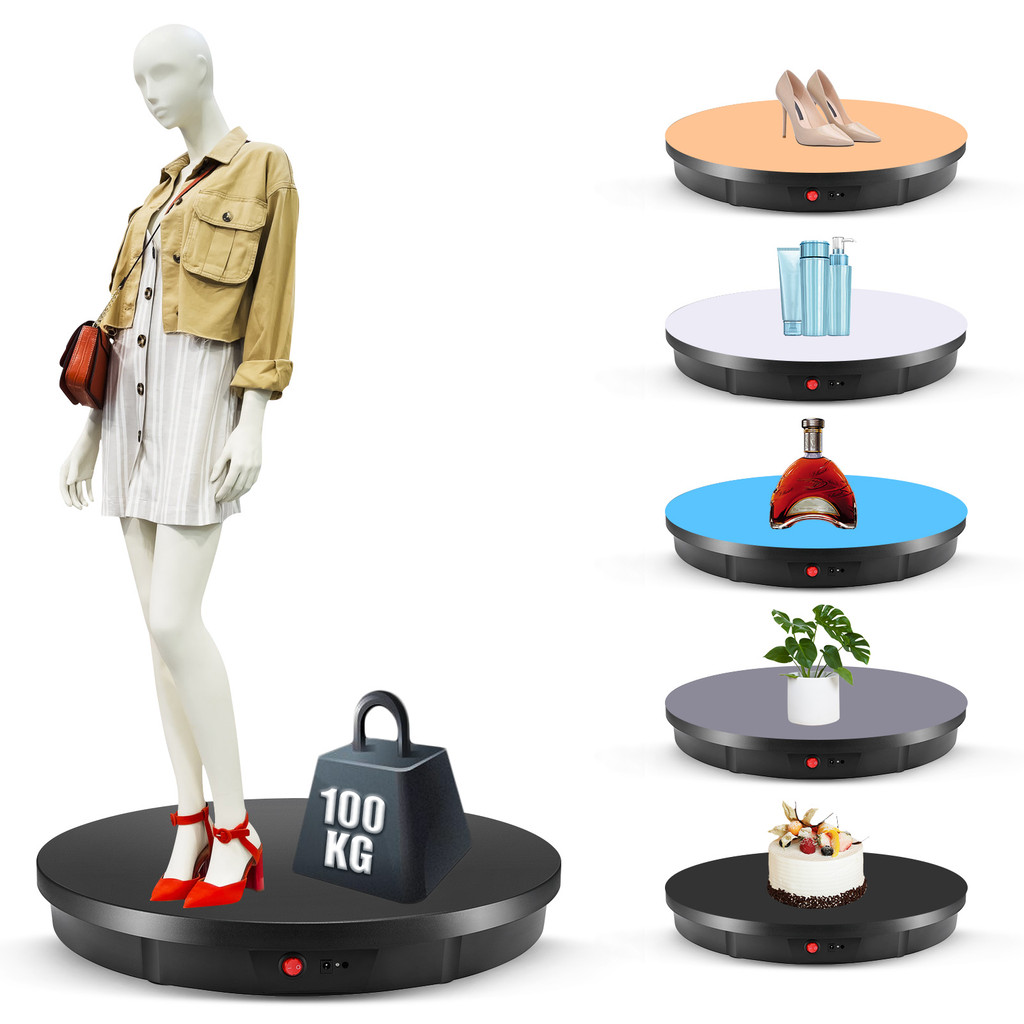30/42/52CM 100KG Rotating Display Stand 360° Panoramic Automatic ...
