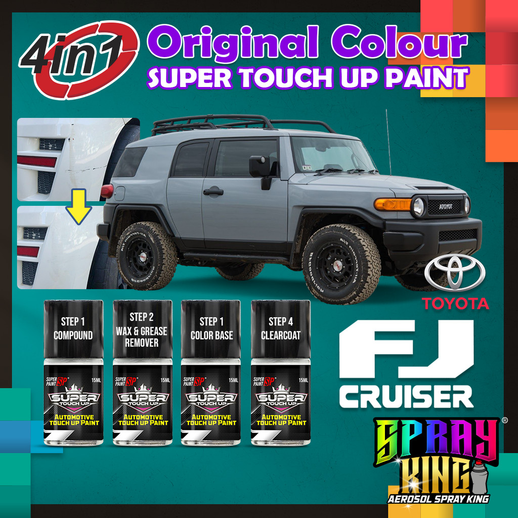 Toyota FJ Cruiser Original Touch Up Paint 4 IN 1 Combo Set DIY Scratch ...