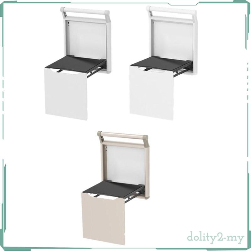 [DolitycbMY] Folding Wall Mounted Invisible Shoe Changing Stool ...