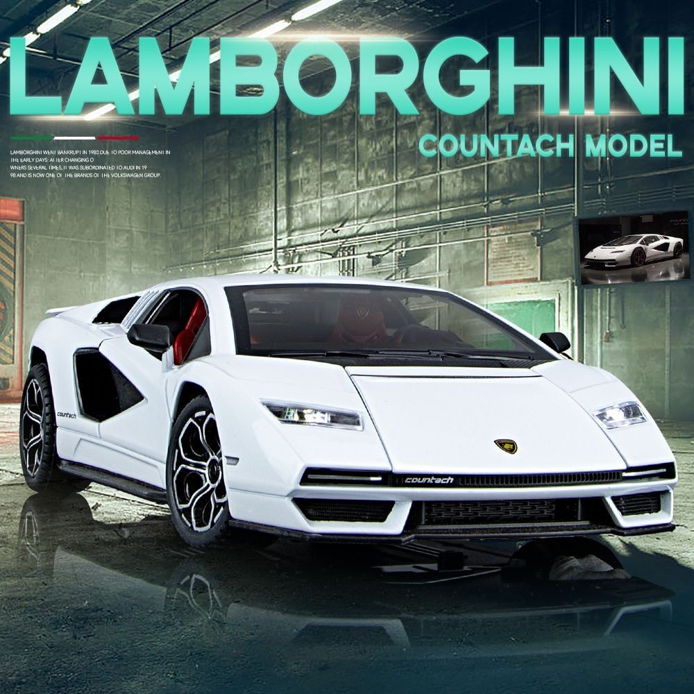 Car Model 1: 24 Alloy Car Lamborghini Countach LPI800-4 Alloy Car Model ...