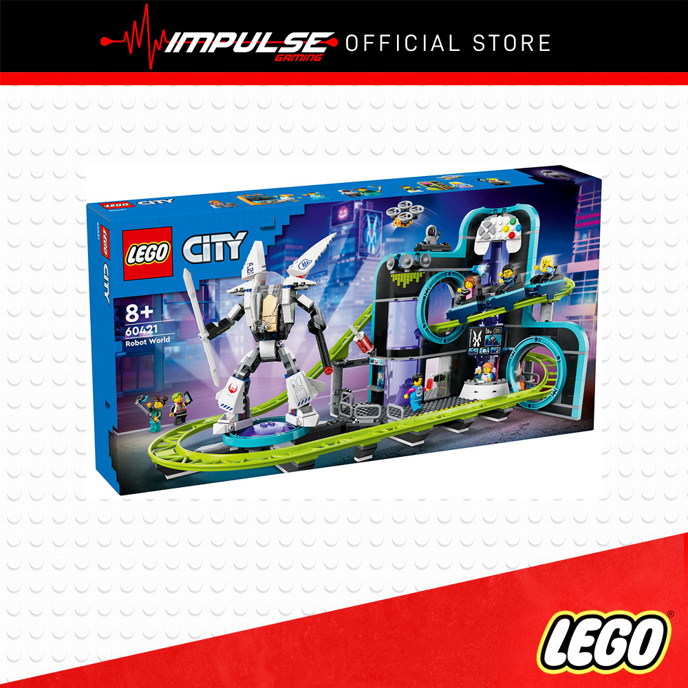 LEGO 60421 My City Robot World Roller-Coaster Park | Shopee Malaysia