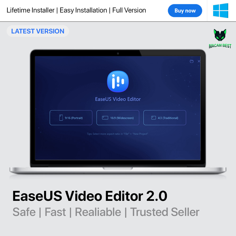 EaseUS Video Editor 2.0 2024 🔹 Latest & Full Version 🔹 Lifetime ...
