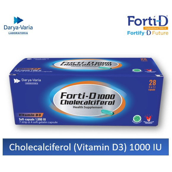 Forti-d 1000 Cholecalciferol (1 Box Contains 7 Strips) | Shopee Malaysia