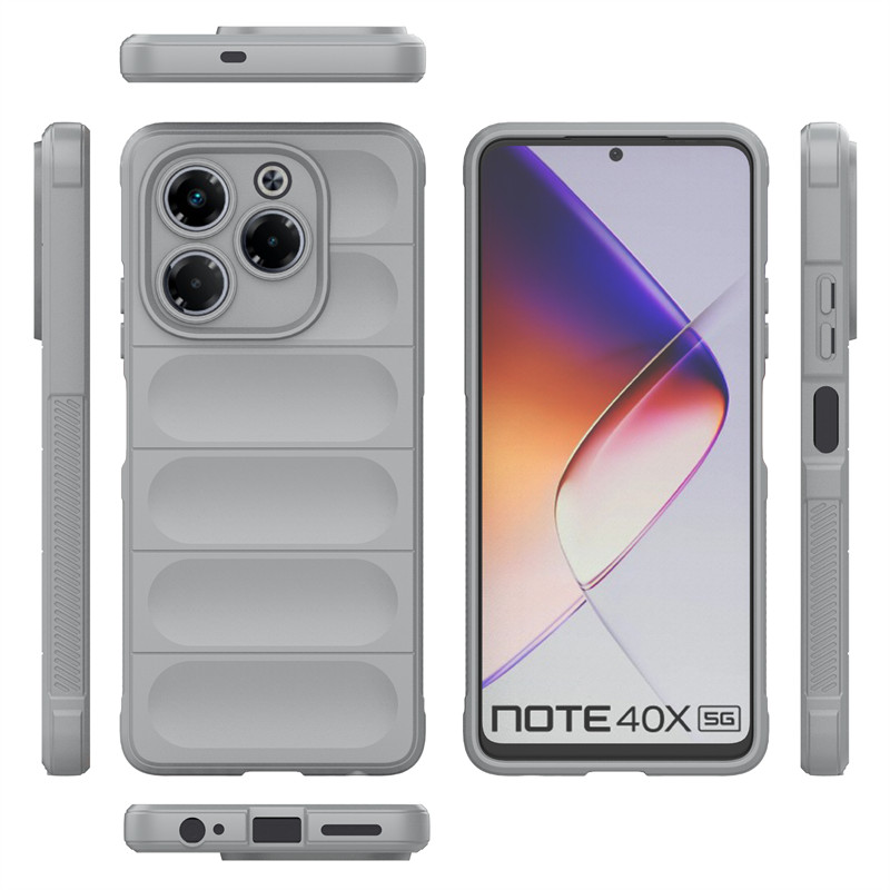 For Infinix Note 40X 5G Wireless charging shield phone case, high ...