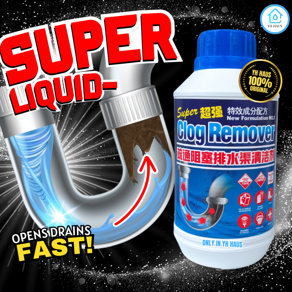 Super Clog Remover Toilet Sink Drain | Ubat Sumbat Tandas Sinki ...
