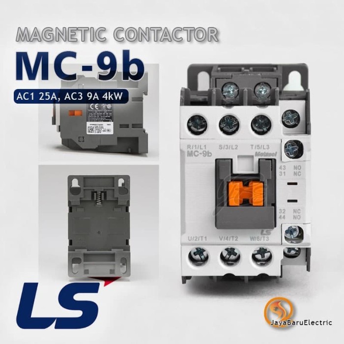 Contactor / Contactor LS MC-9b MC9b 110V 220V 380V AC Coil | Shopee ...